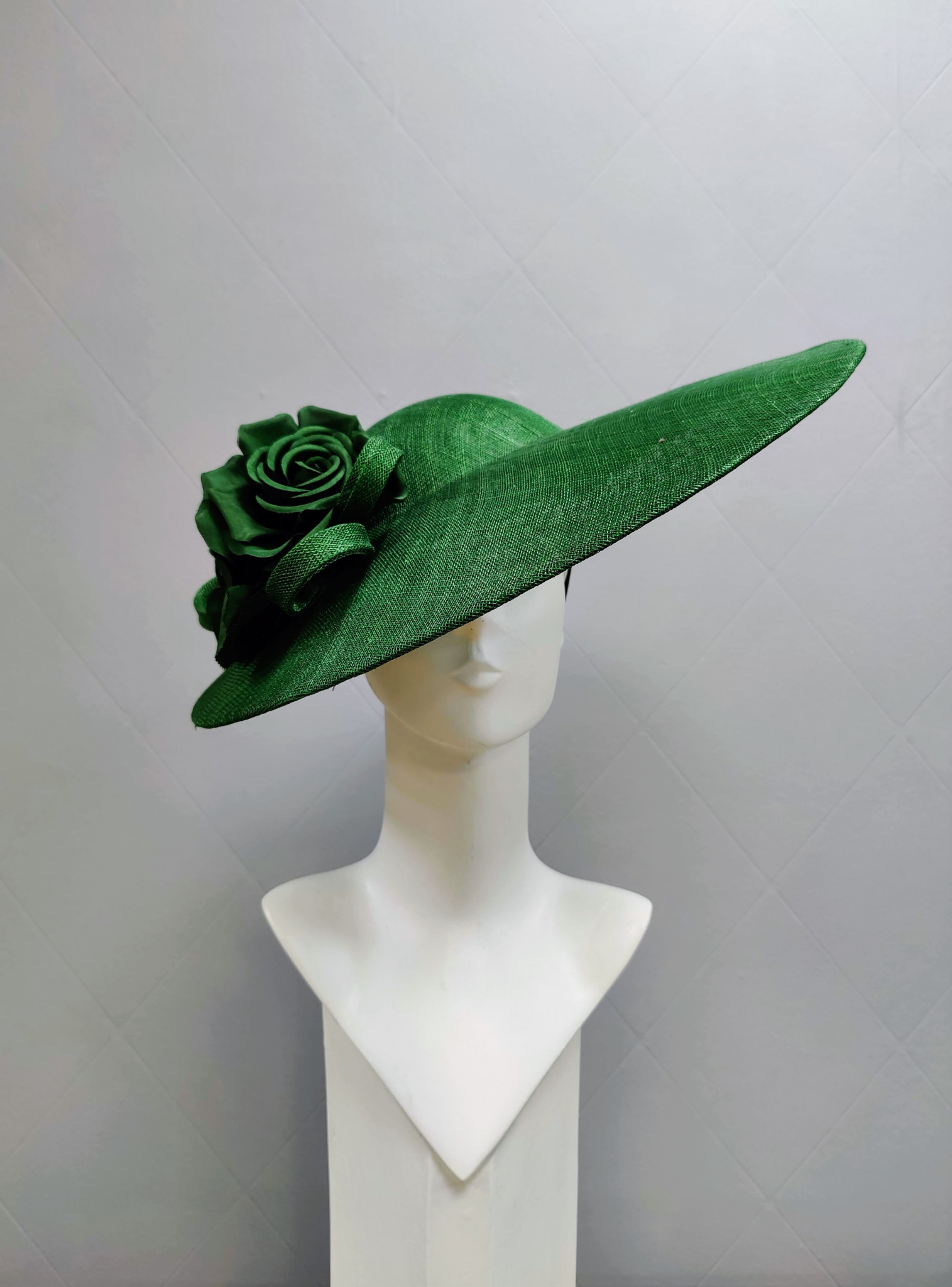 Ava - Bottle Green | Adrienne Henry Millinery