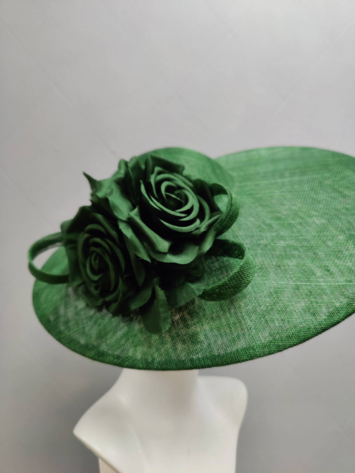 Ava - Bottle Green | Adrienne Henry Millinery
